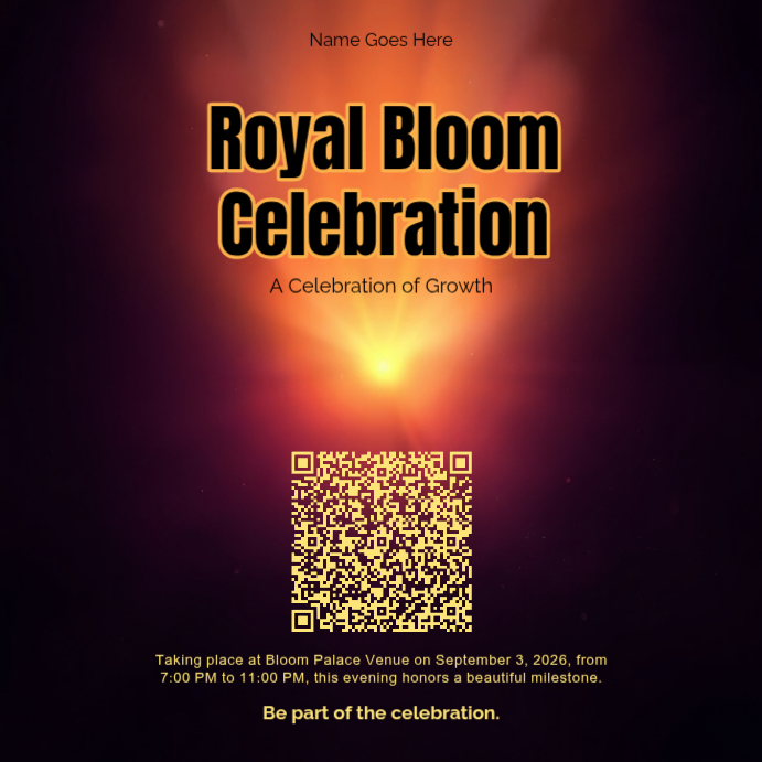 Quince Party Instagram Square Design | Premium Instagram Post Visual Template | PosterMyWall